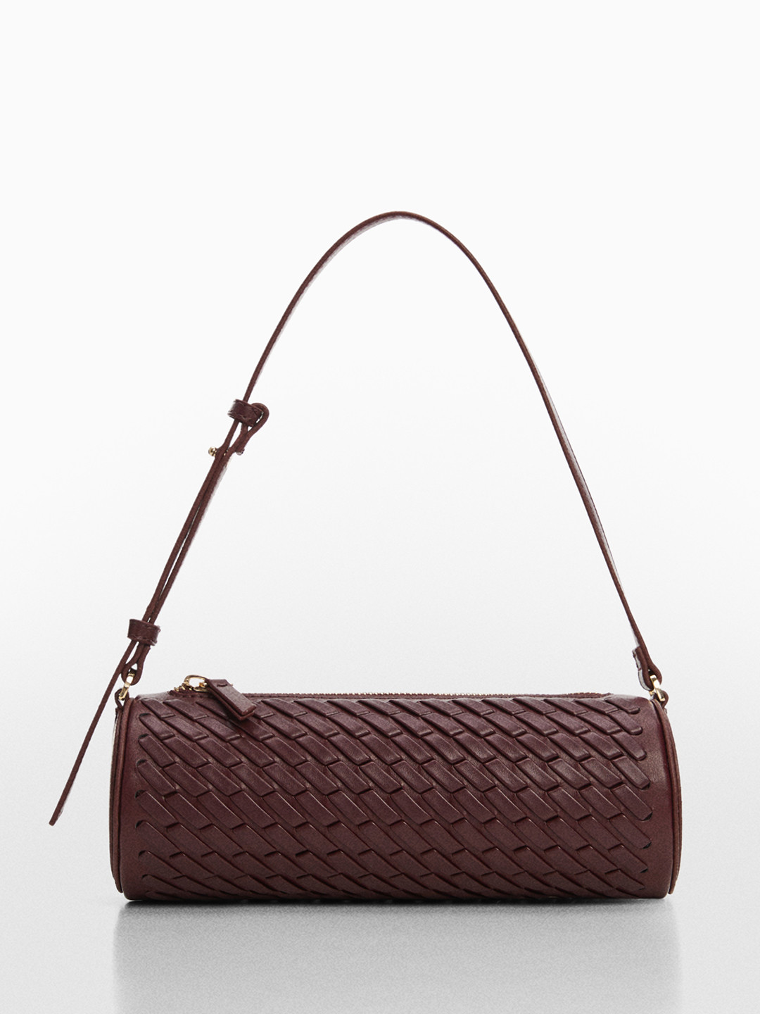 Buy MANGO Basket Weave Baguette Shoulder Bag - Handbags for Women ...