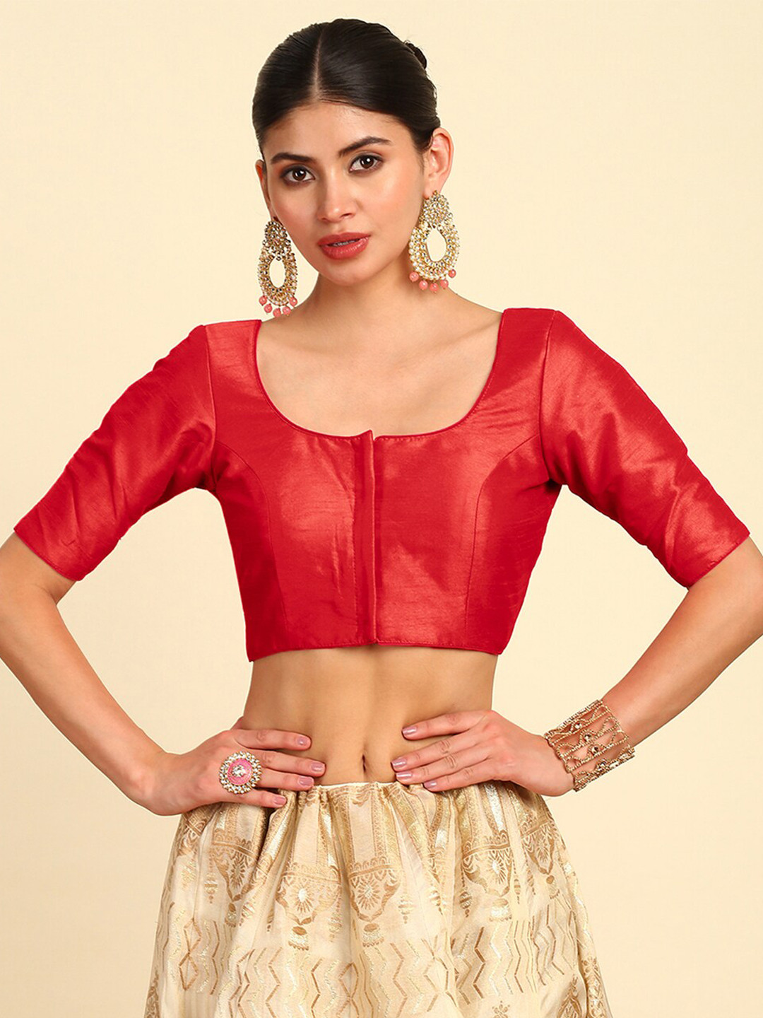 Buy Soch Short Sleeve Saree Blouse - Saree Blouse for Women 28456646 ...