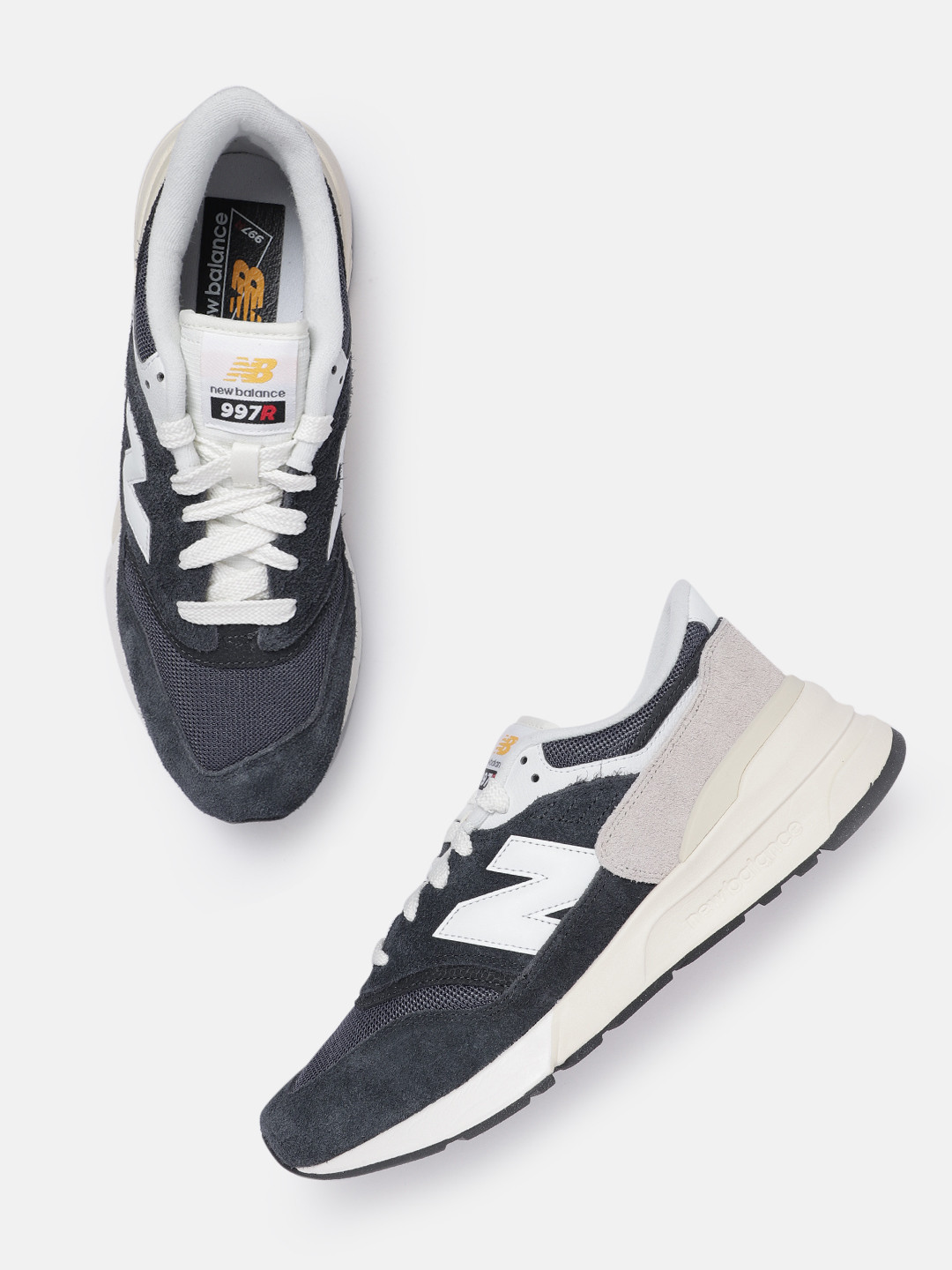 Buy New Balance Unisex 997R PHANTOM Round Toe Brand Logo Detail ...