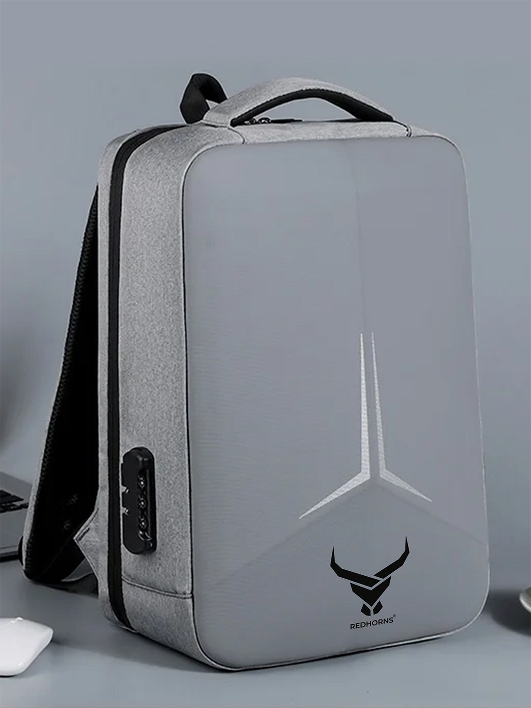 Buy REDHORNS Unisex Laptop Backpack With USB Charging Port - Backpacks ...