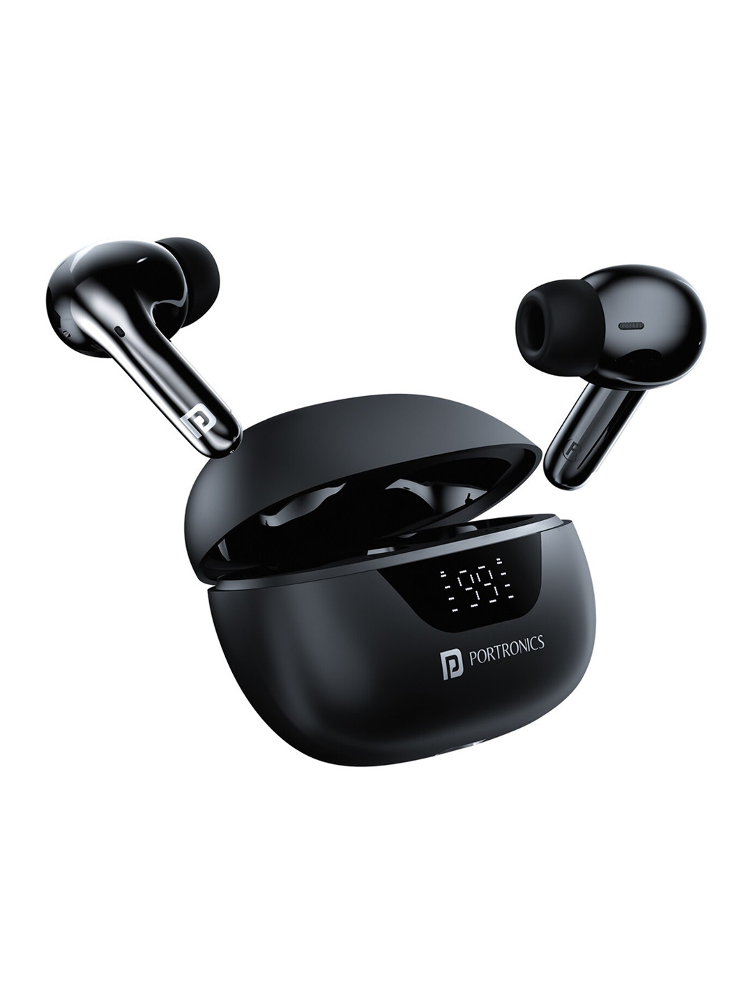 Buy Portronics Harmonics Twins 28 ANC TWS In Ear Earbuds With 30Hrs ...