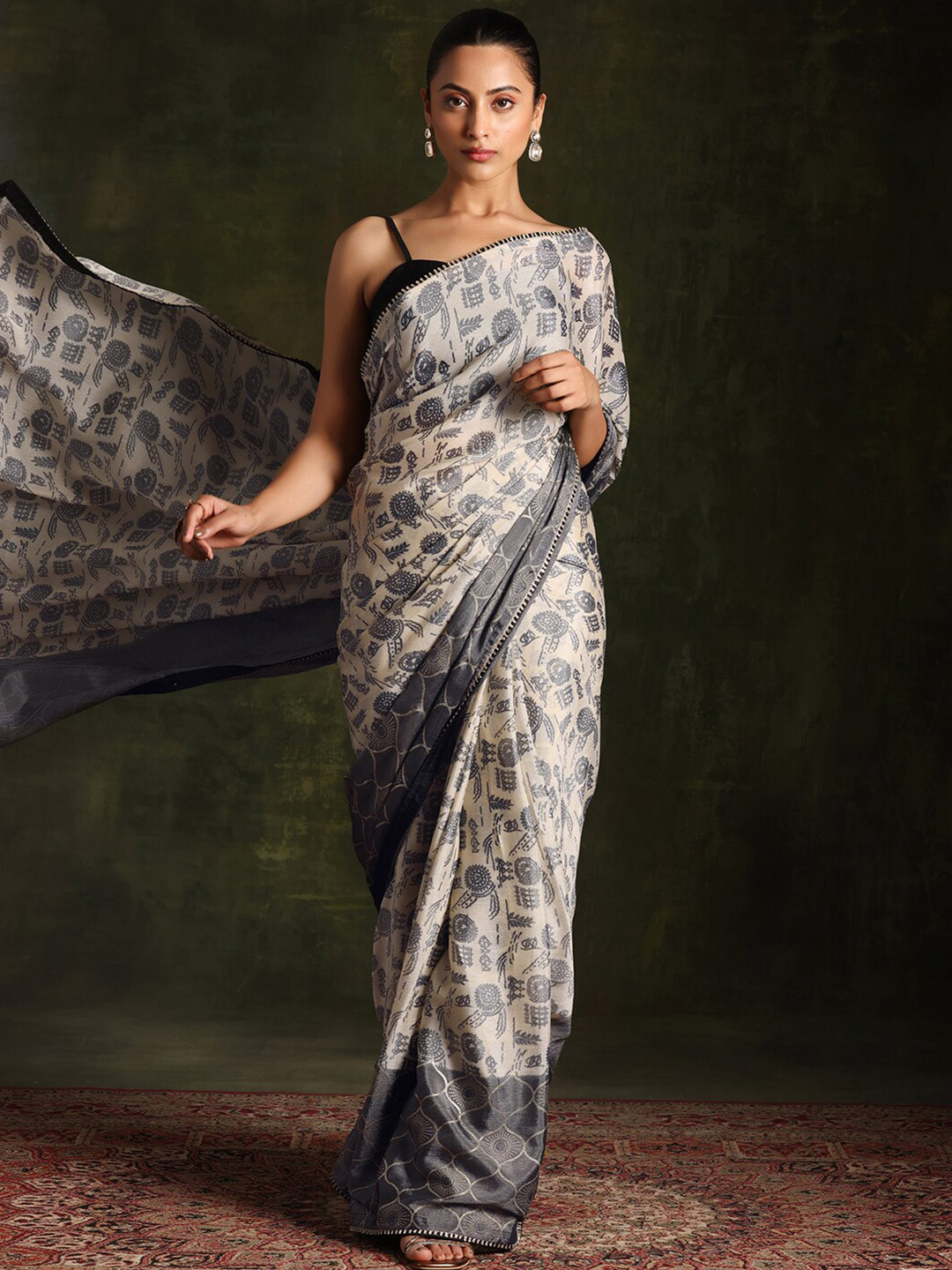 Buy Libas Tribal Printed Saree - Sarees for Women 28492230 | Myntra