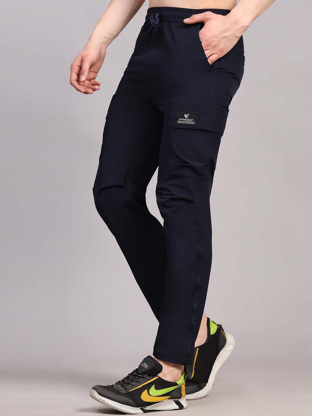 Buy Dpassion Men Regular Fit Rapid Dry Running Track Pants - Track ...