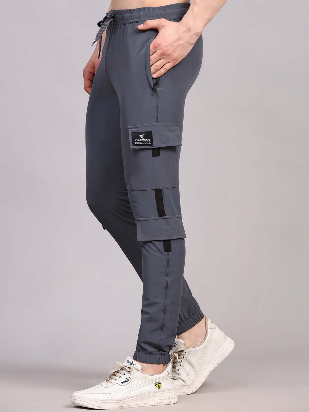 Buy Dpassion Men Rapid Dry Regular Fit Running Track Pants - Track ...