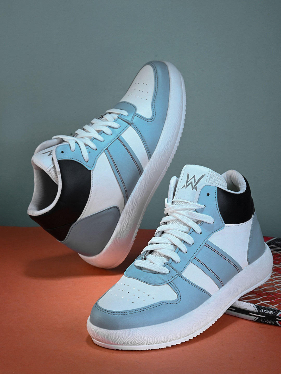 Buy Woakers Men Colourblocked Lace Up Sneakers - Casual Shoes for Men ...