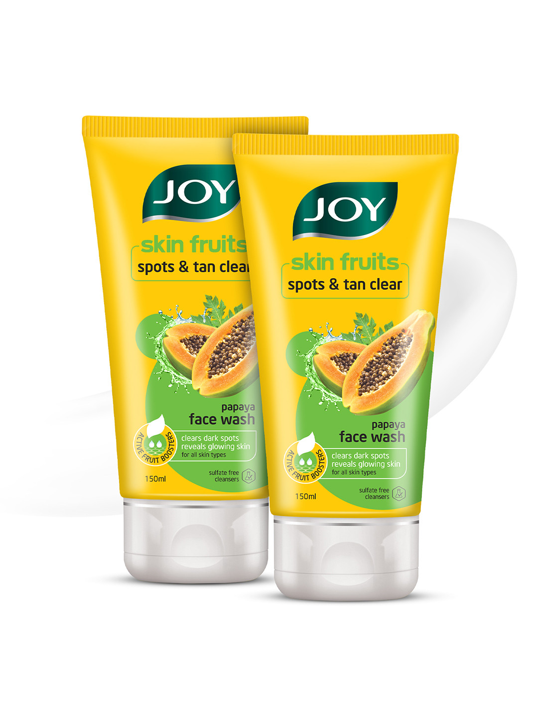 Buy JOY Set Of 2 Papaya Spots & Tan Clear Face Wash For Bright ...