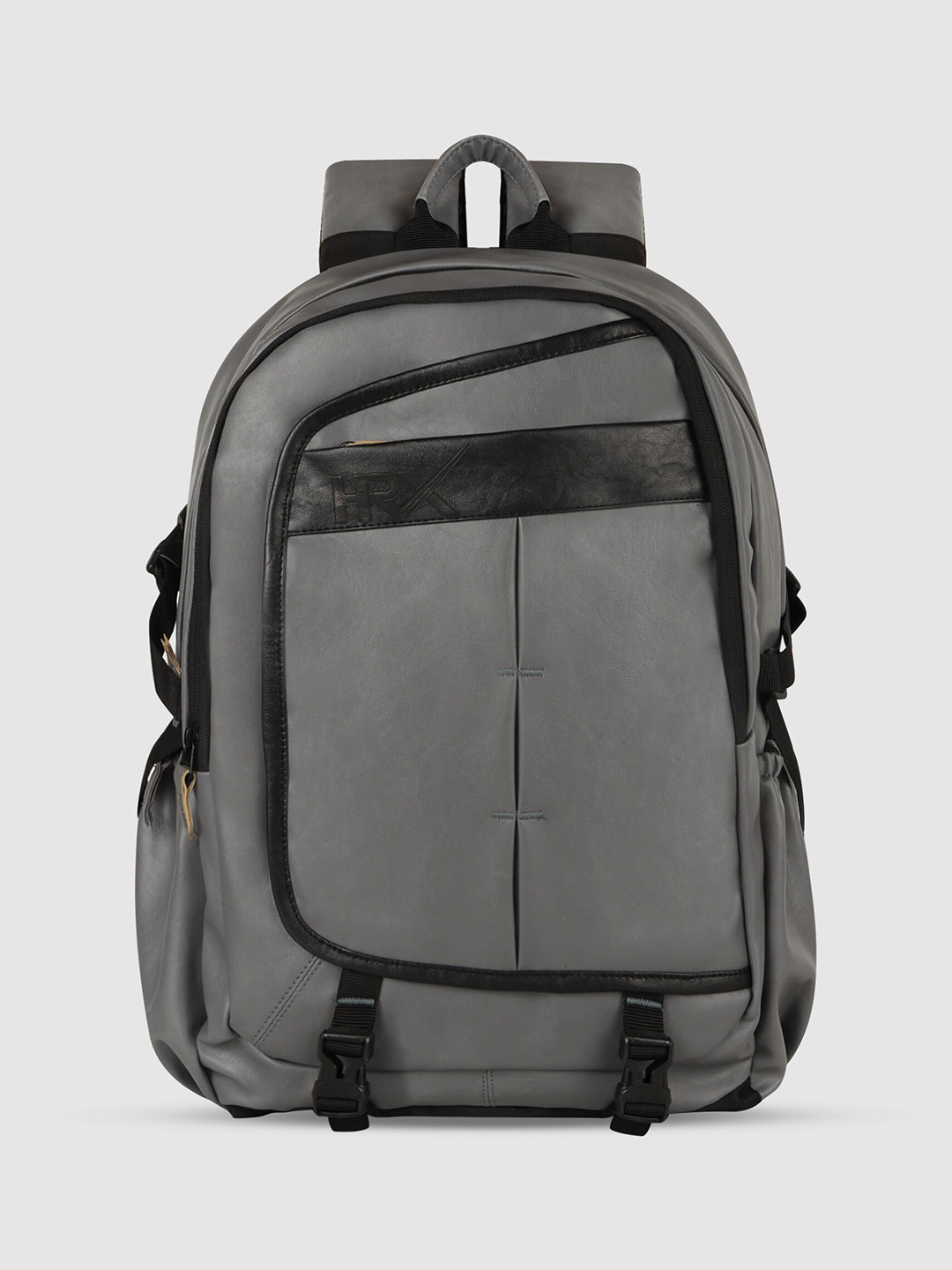 Buy HRX By Hrithik Roshan Unisex Grey Backpack With Reflective Strip ...