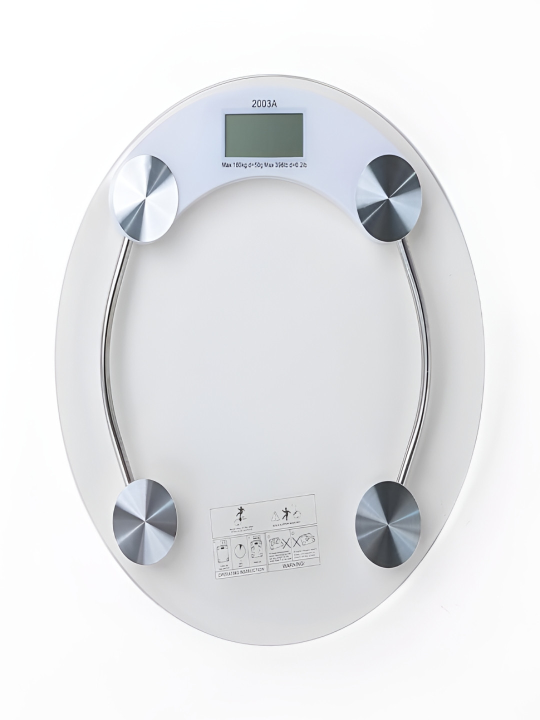 Buy Kuber Industries White Armoured Glass Body Weight Machine - Kitchen ...