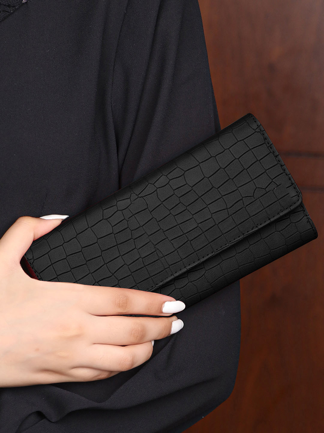 Buy The Wallet Store Women Animal Textured PU Envelope Wallet - Wallets ...