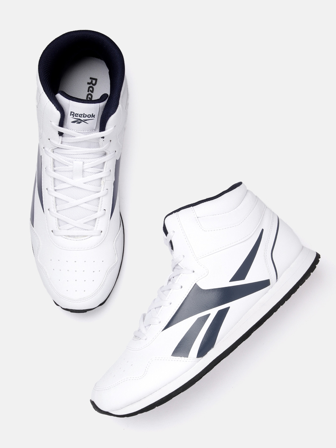 Buy Reebok Men Woven Design Super Vibe Mid Top Running Shoes - Sports ...