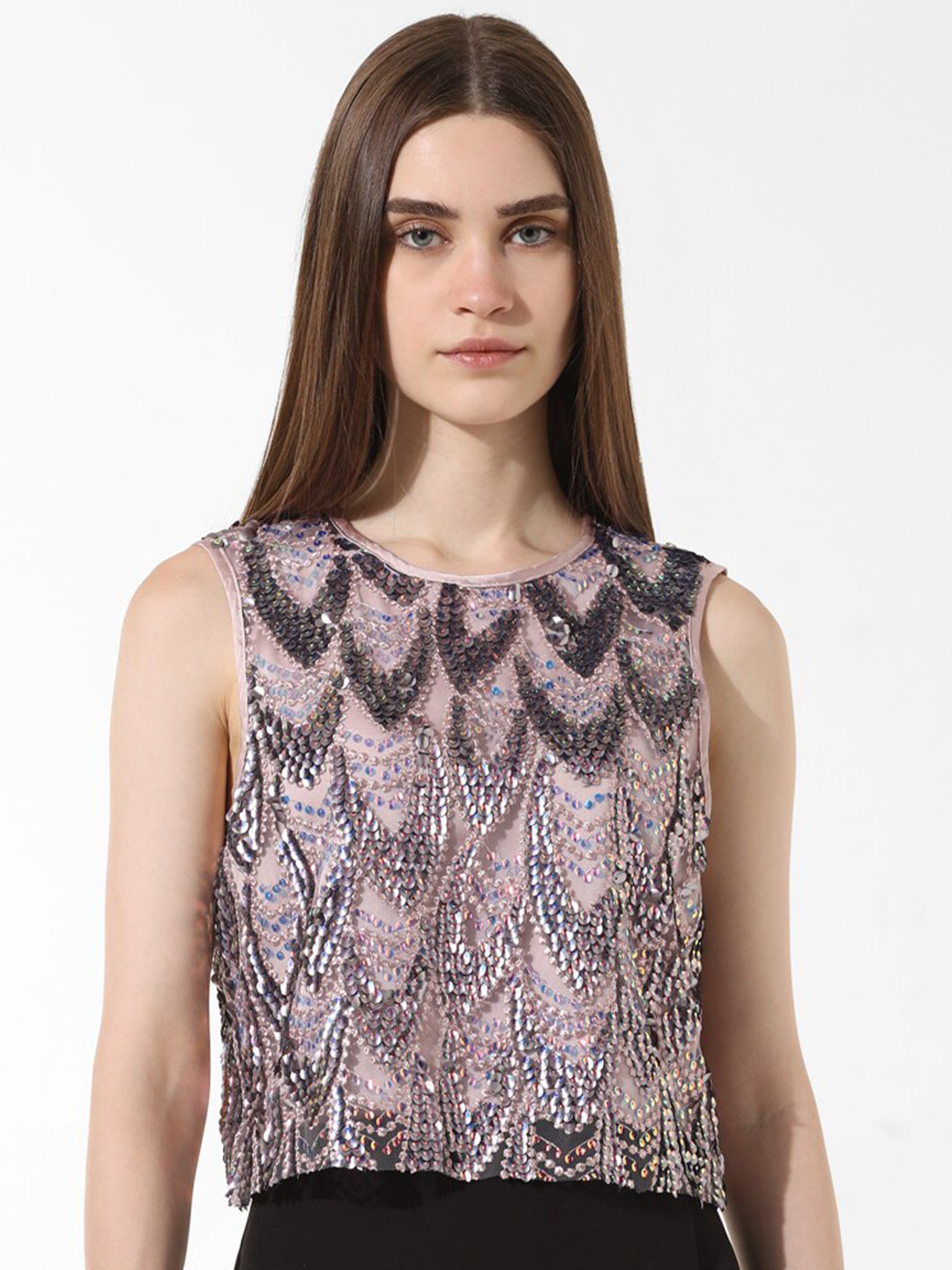 Buy ONLY Print Sheen Top - Tops for Women 28547758 | Myntra