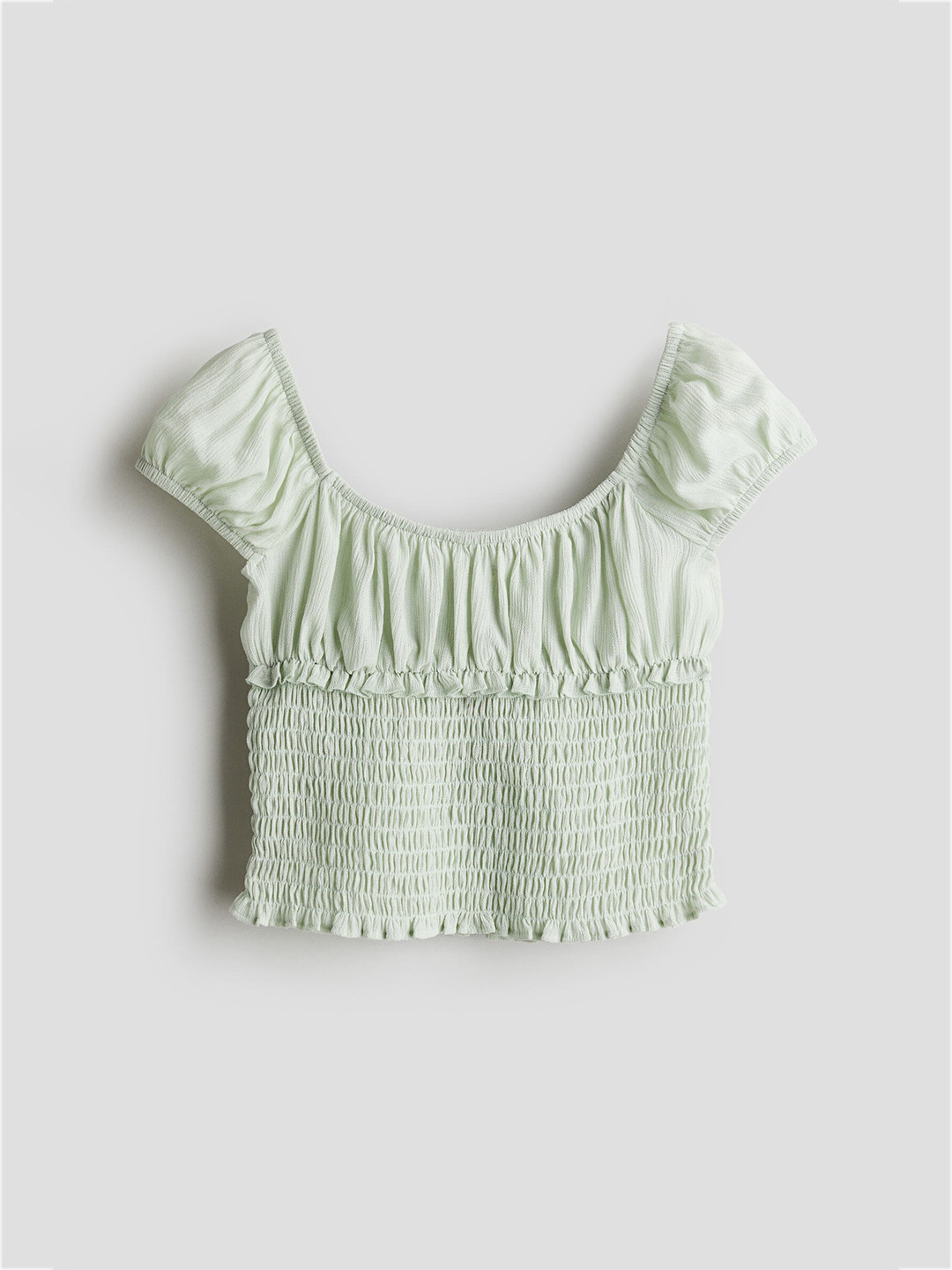 Buy H&M Girls Smocked Top - Tops for Girls 28566730 | Myntra