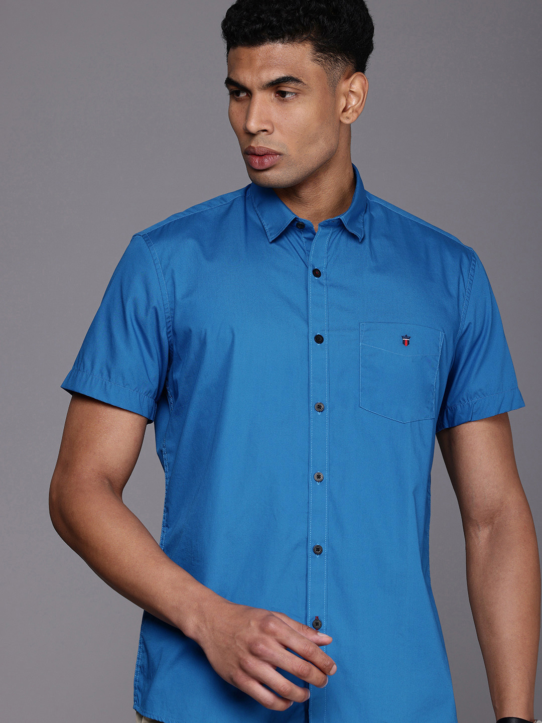 Buy Louis Philippe Sport Men Slim Fit Pure Cotton Casual Shirt - Shirts ...