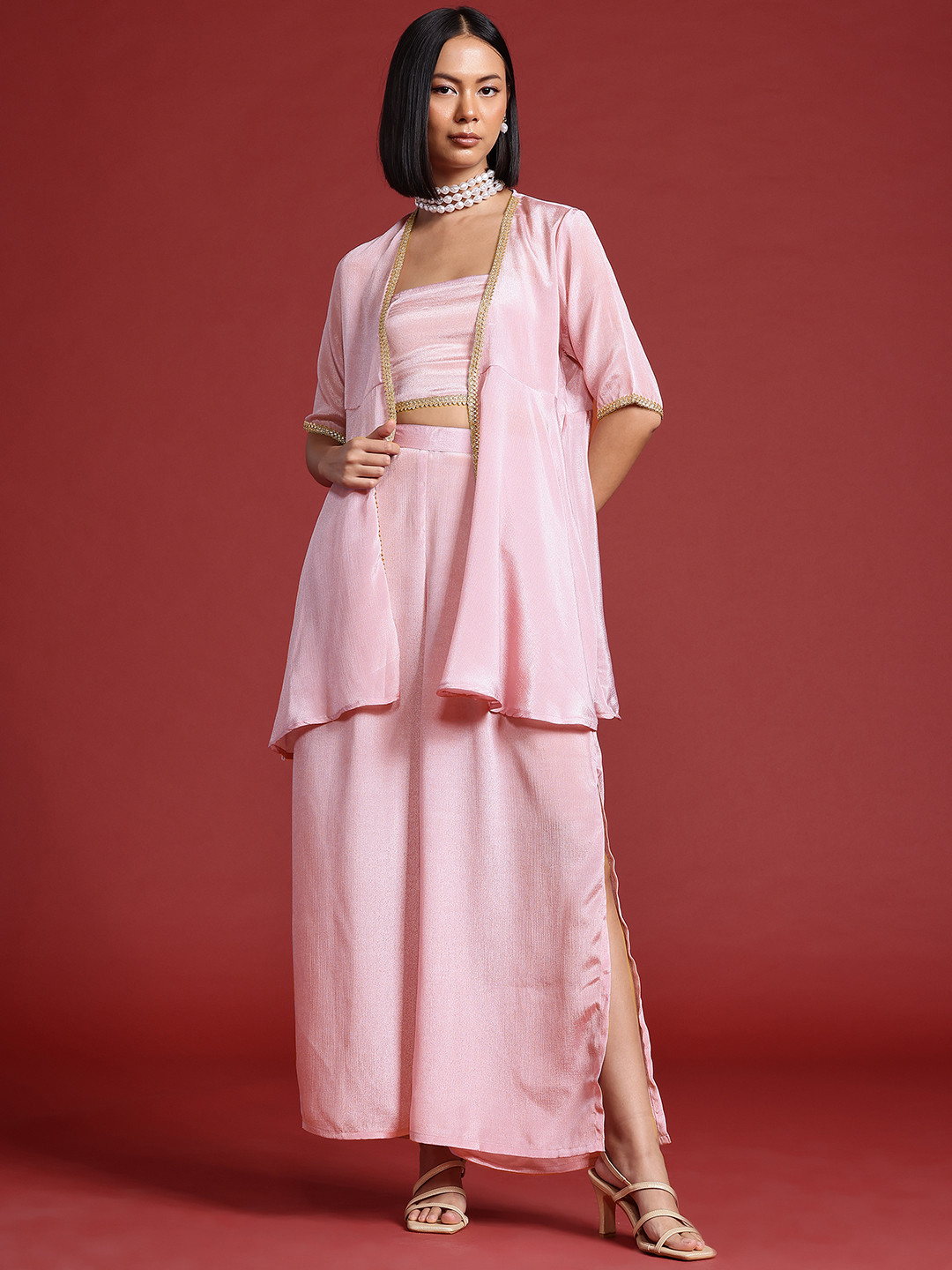 Buy All About You Gotta Patti Ethnic Co Ords With Shrug - Co Ords for Women 28583254 | Myntra