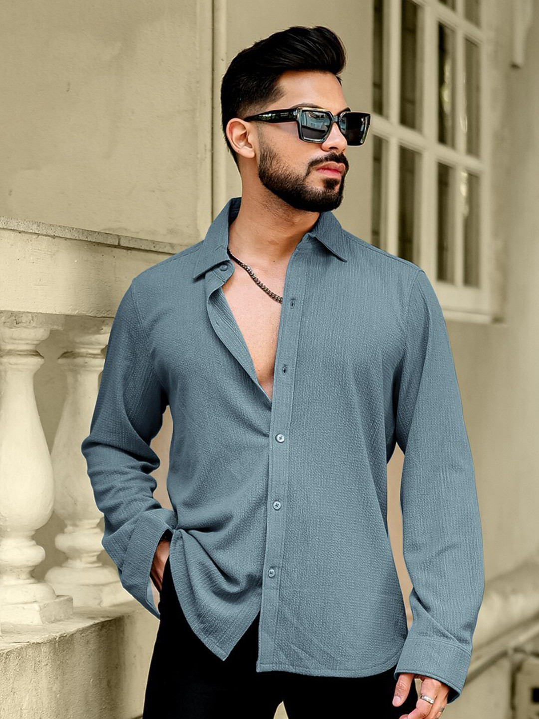 Buy Maniac Comfort Spread Collar Casual Shirt - Shirts for Men 28587194 ...
