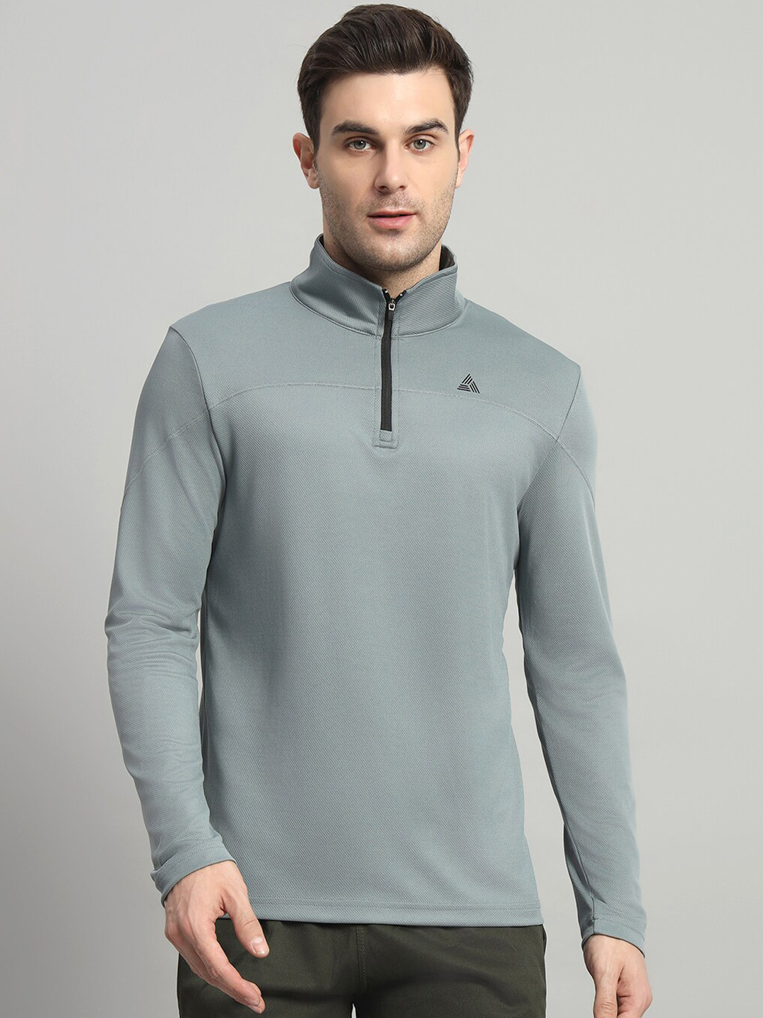 Buy ATHLISIS High Neck Dri FIT Slim Fit T Shirt - Tshirts for Men ...