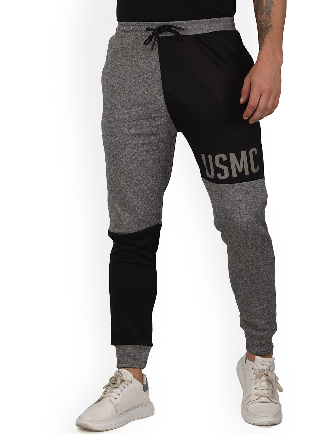 Buy USMC Men Colorblocked Joggers - Track Pants for Men 28602666 | Myntra