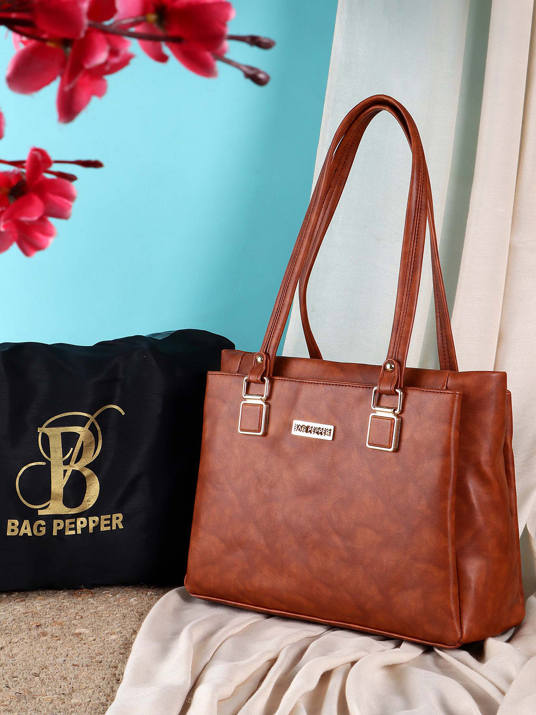 Buy Bag Pepper Textured Structured Shoulder Bag - Handbags for Women ...