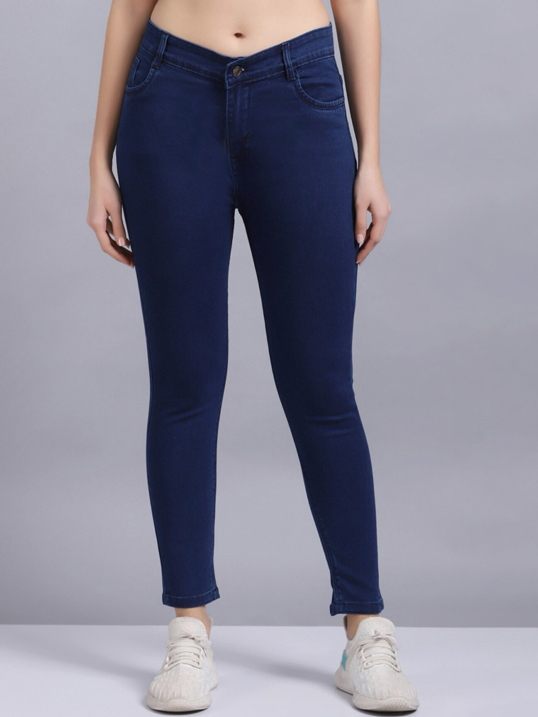 Buy BAESD Girls Skinny Fit Mid Rise Clean Look Stretchable Jeans ...