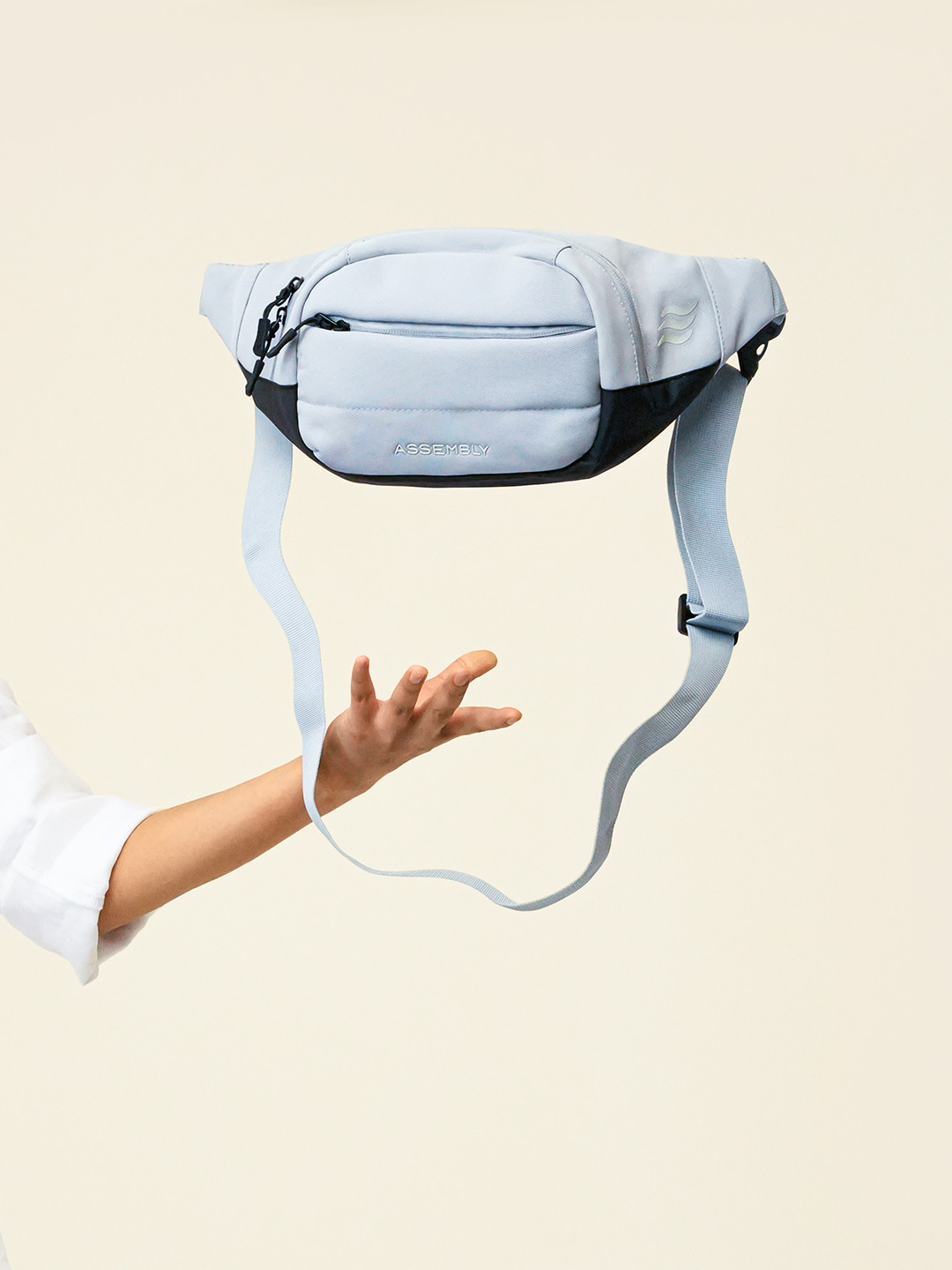 Buy Assembly Float Sky Blue Fanny Pack With Adjustable Strap - Waist ...