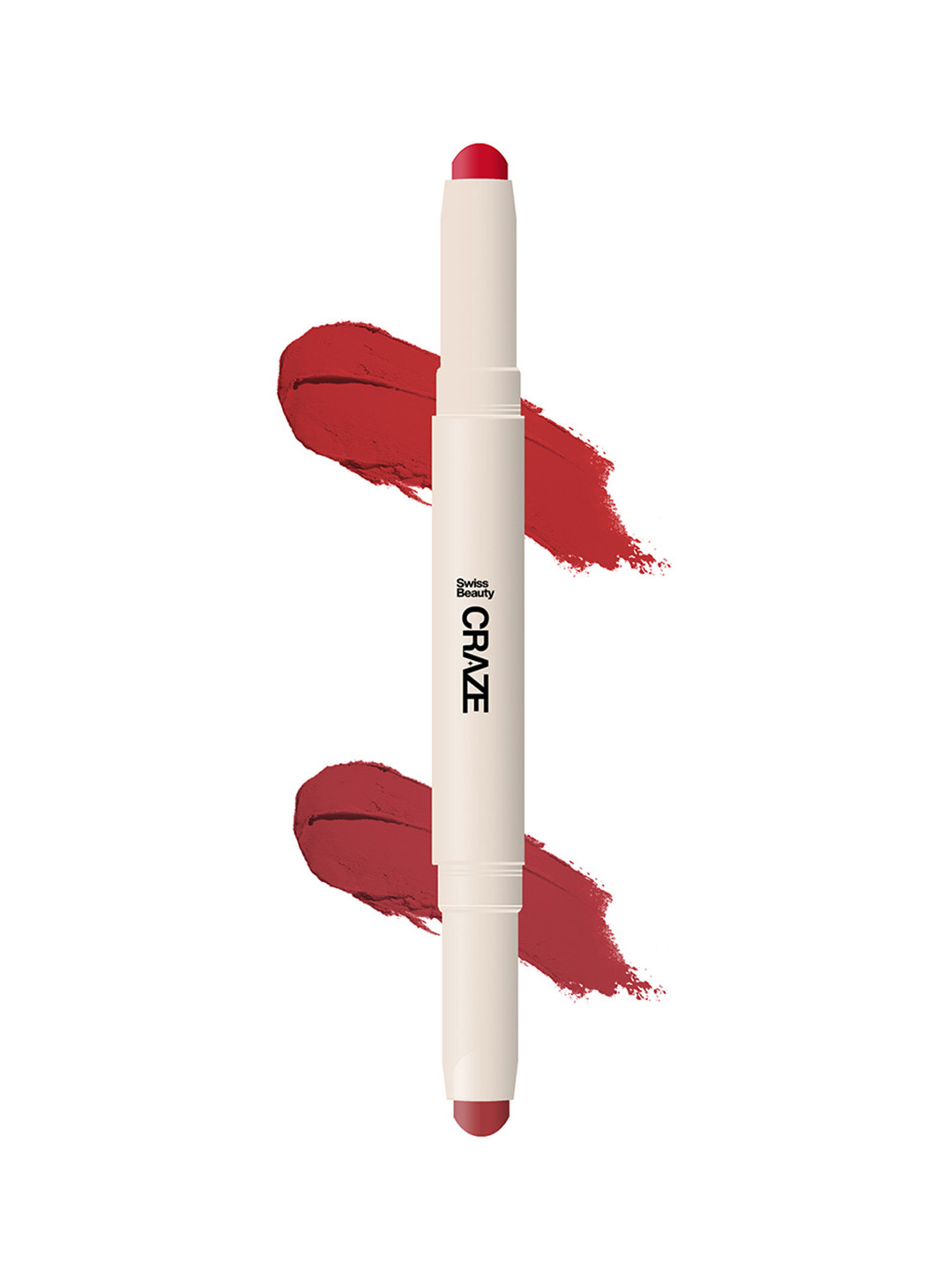 Buy SWISS BEAUTY Craze Duo Satin Matte Finish Non Transfer Lip Colour ...