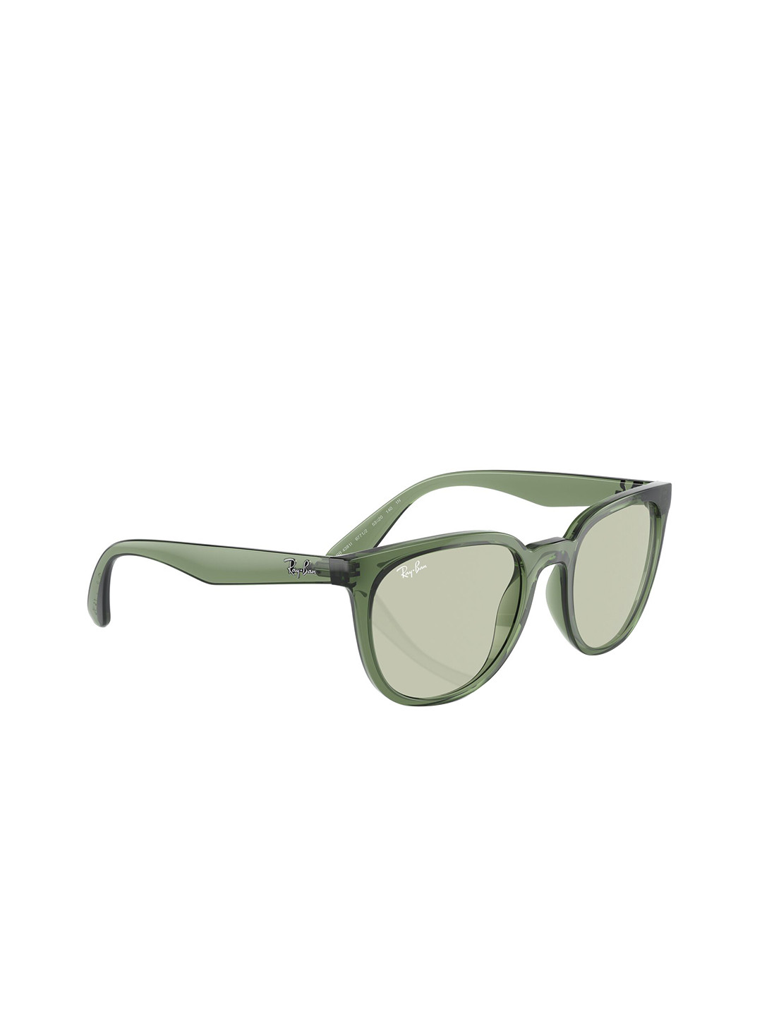 Buy Ray Ban Unisex UV Protected Green Lens Phantos Sunglasses 0RB4381I6771/253 - Sunglasses for ...