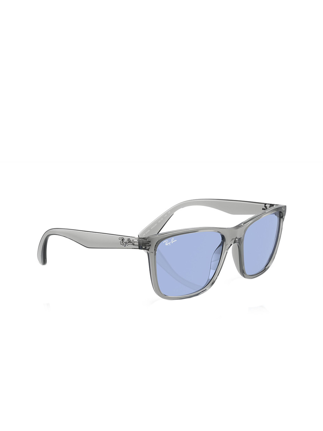 Buy RAY BAN Men UV Protected Blue Lens Square Sunglasses ...