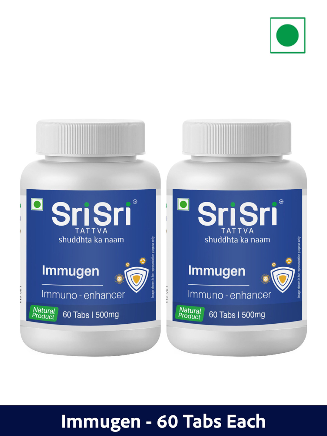 Buy Sri Sri Tattva Set Of 2 Immugen Tablets For Immuno Enhancer 60 ...