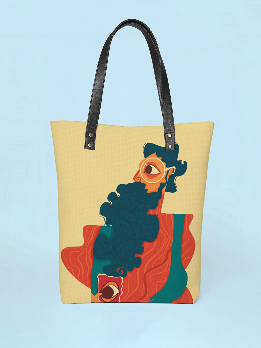 Buy Kalankit Graphic Printed Shopper Tote Bag - Handbags for Women ...