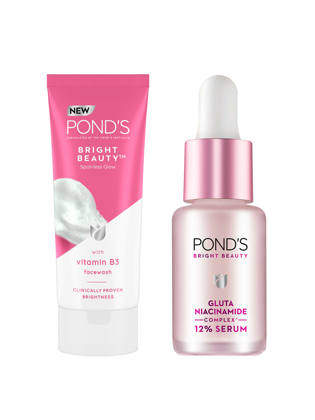 Buy Ponds Set Of Bright Beauty Face Wash 200 G + Bright Beauty Face ...