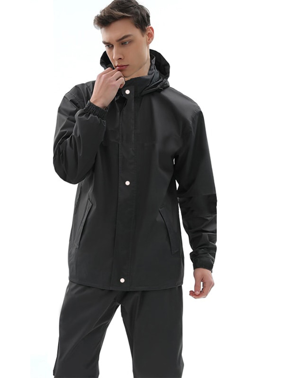 Buy CAMISON Hooded Waterproof Rain Jacket - Rain Jacket for Men ...