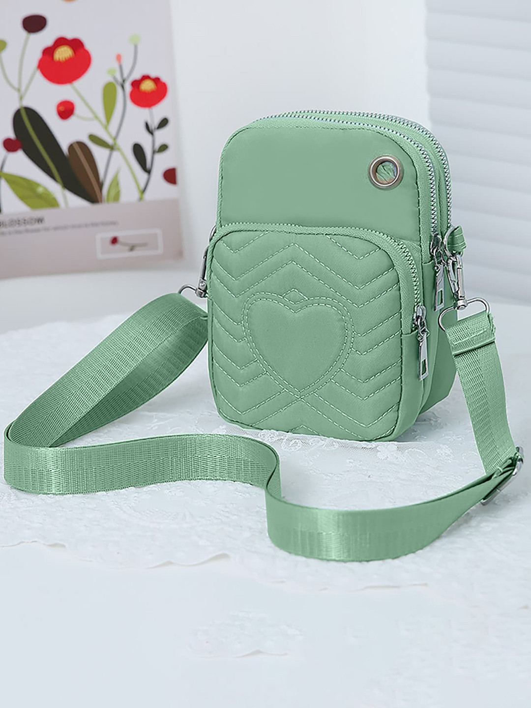 Buy SYGA Textured Leather Structured Sling Bag - Handbags for Women ...