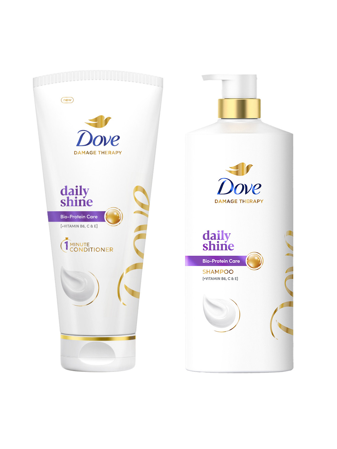 Buy Dove Daily Shine Nourishing Shampoo 1L & Hair Conditioner 175ml Combo - Shampoo for Unisex ...