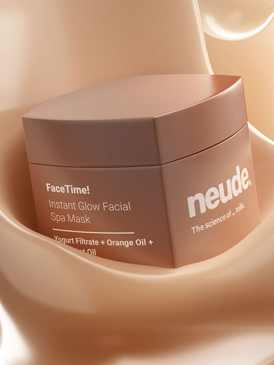 Buy Neude Skin FaceTime Instant Brightening Facial Face Mask 50 Ml ...