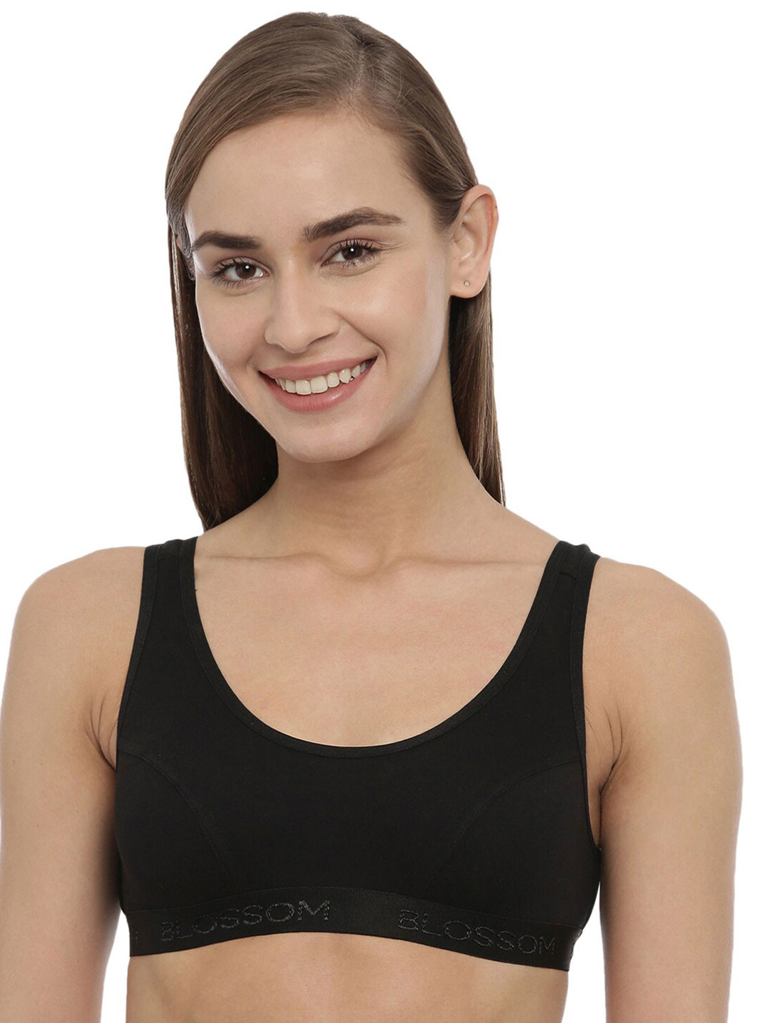 Buy BLOSSOM Low Impact Single Layered Knitted Dry Fit Pure Cotton Slip ...