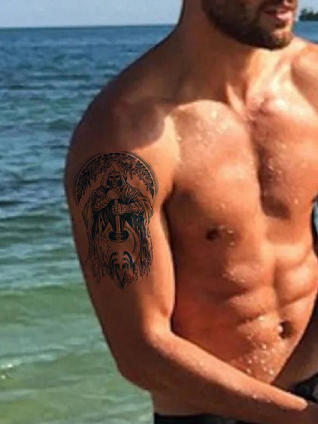 Buy LICK Matte Finish Realistic Semi Temporary Body Tattoo Ghost ...