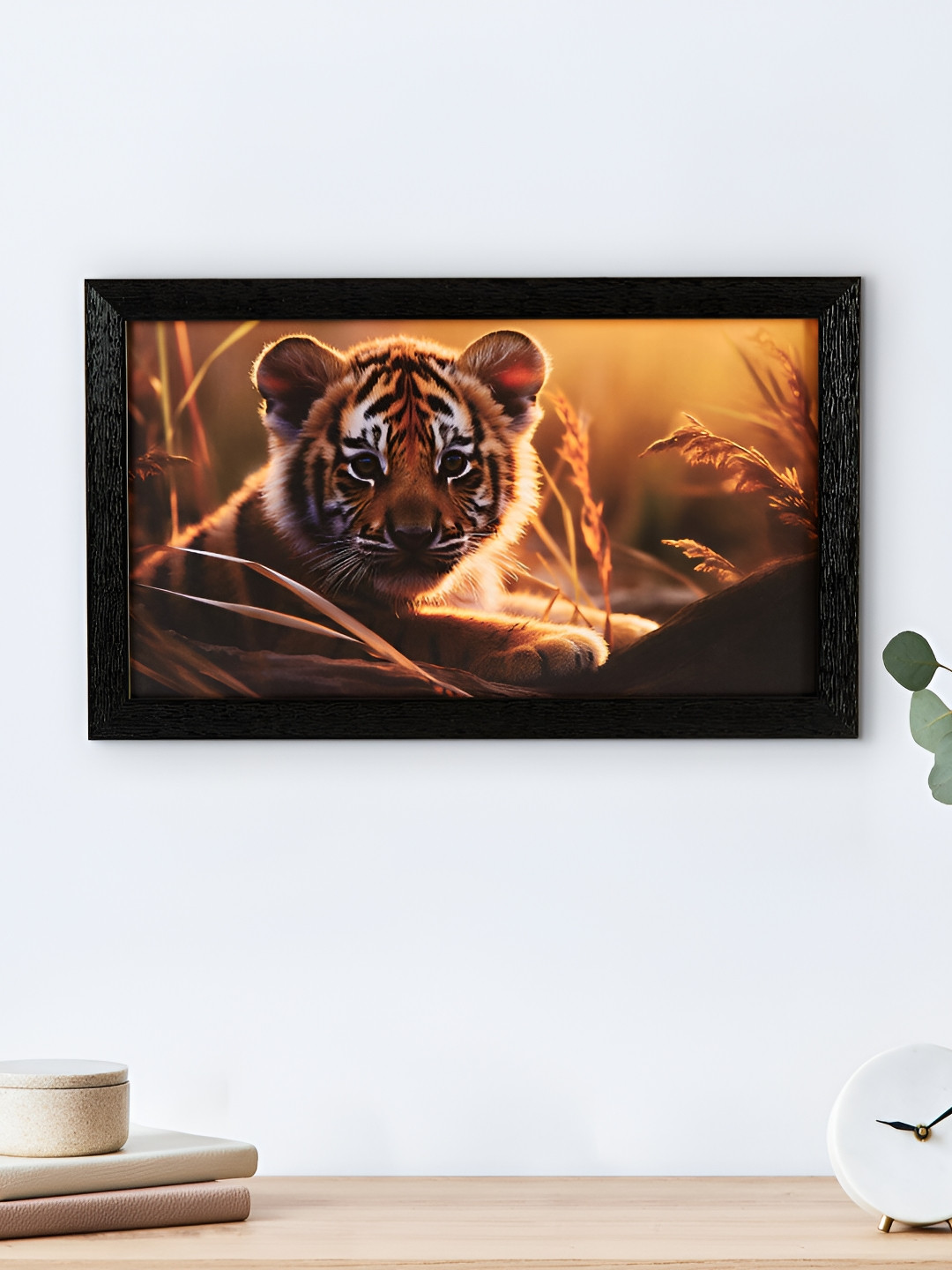 Buy Home Centre Corsica Aura Black & Cream Tiger Cub Wall Photo Frames ...