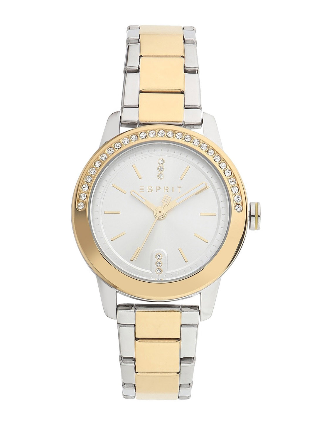 Buy ESPRIT Women Embellished Dial & Stainless Steel Straps Analogue ...