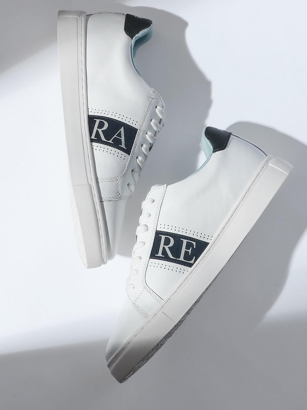 Buy RARE RABBIT Men Galileo Round Toe Leather Sneakers - Casual Shoes ...