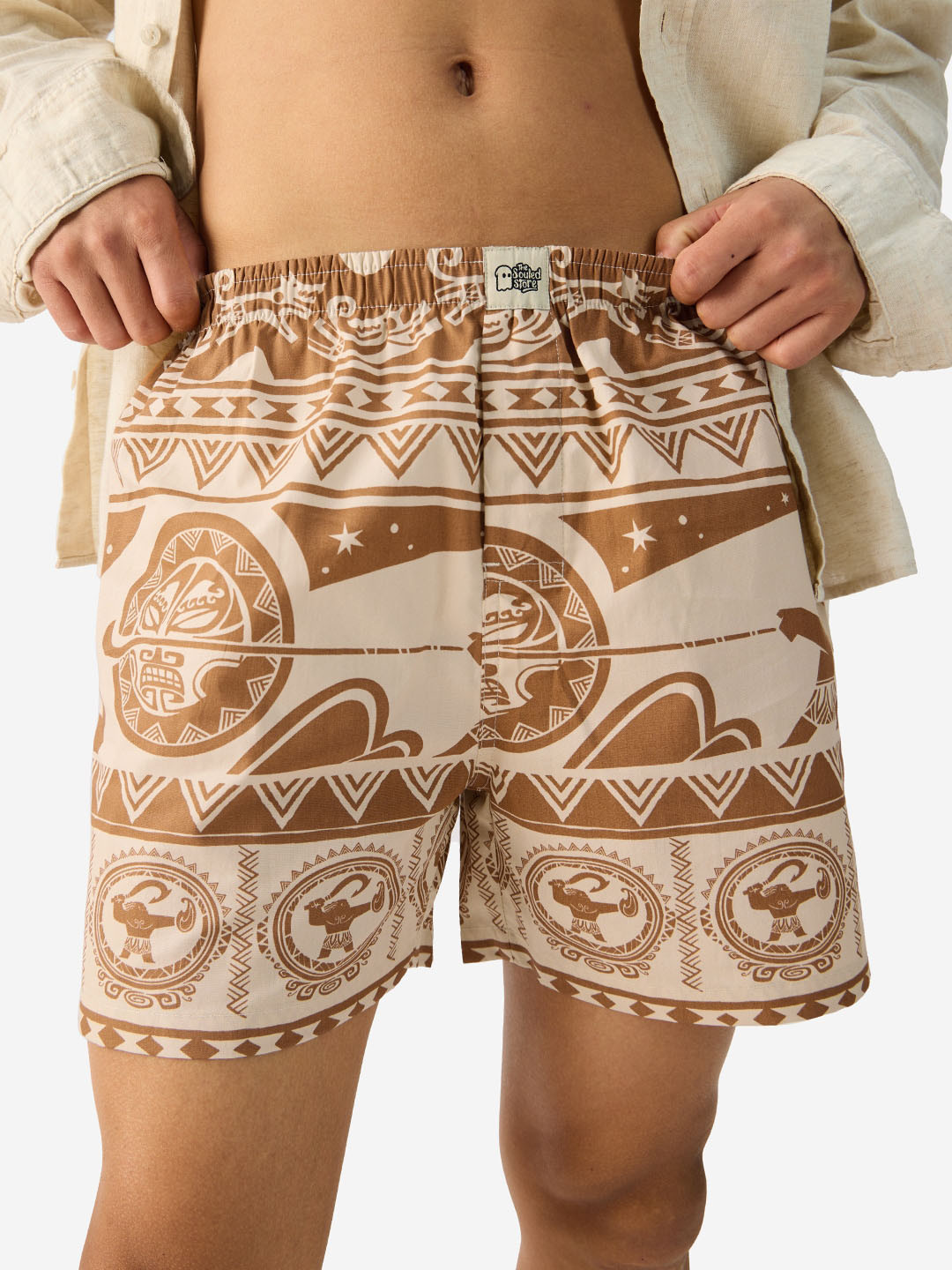 Buy The Souled Store Maui Magic Printed Pure Cotton Boxer 254385 ...