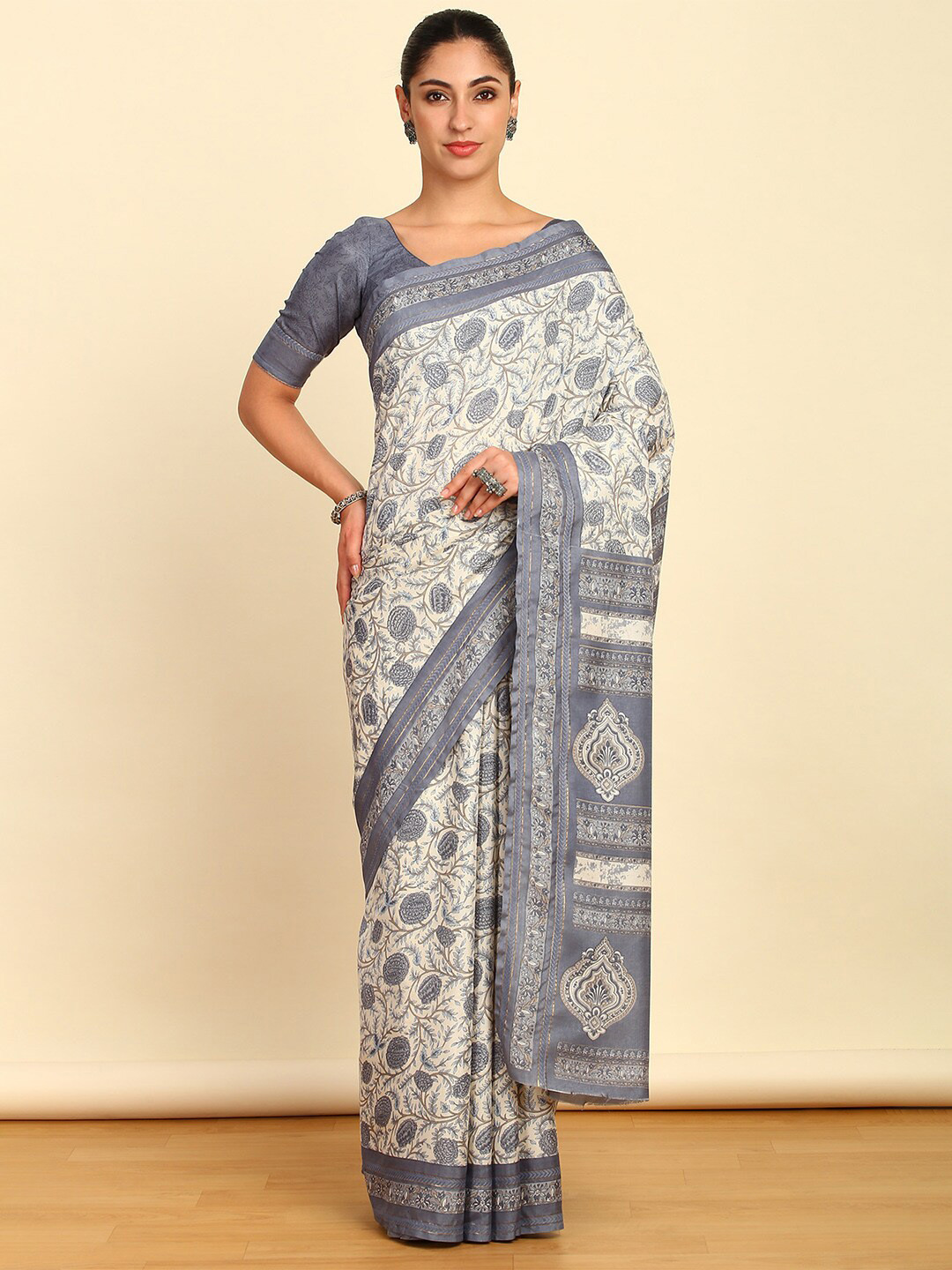 Buy Soch Floral Printed Saree - Sarees for Women 28720364 | Myntra