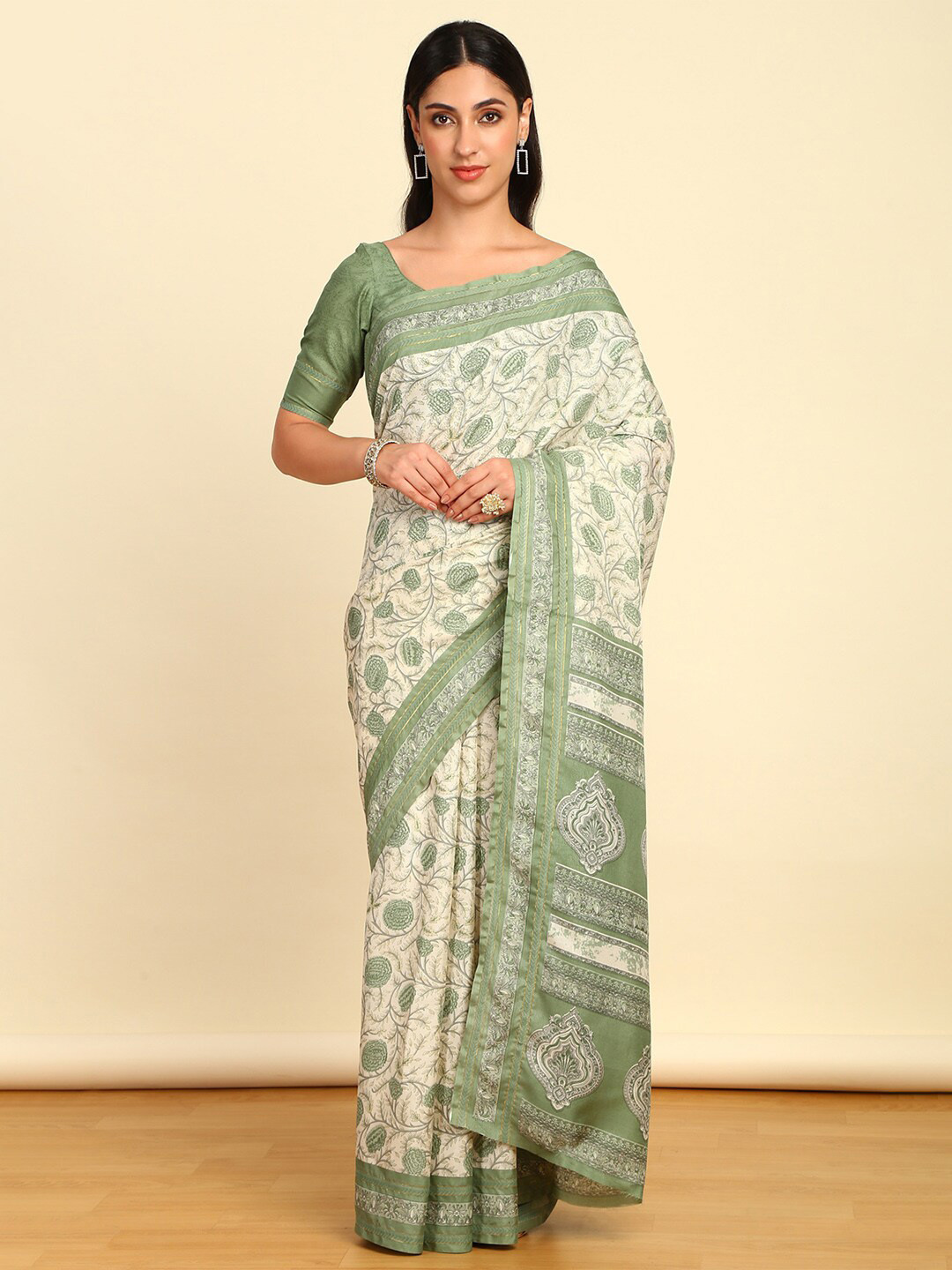 Buy Soch Floral Printed Saree - Sarees for Women 28720366 | Myntra