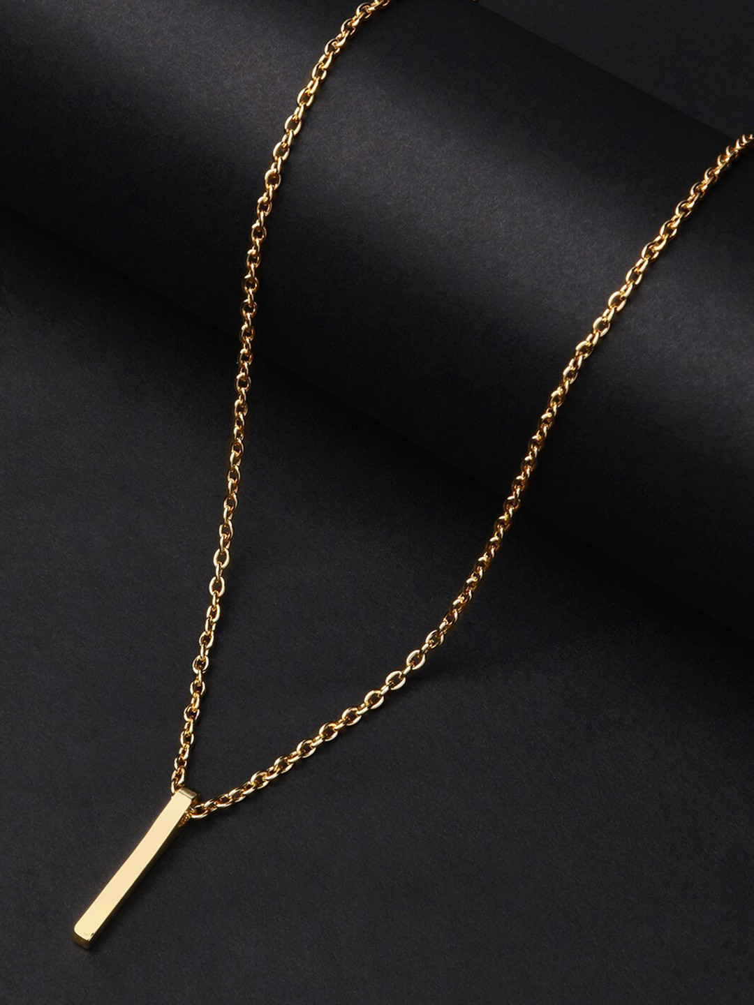 Buy The Bro Code Men Gold Plated Necklace - Necklace And Chains for Men ...