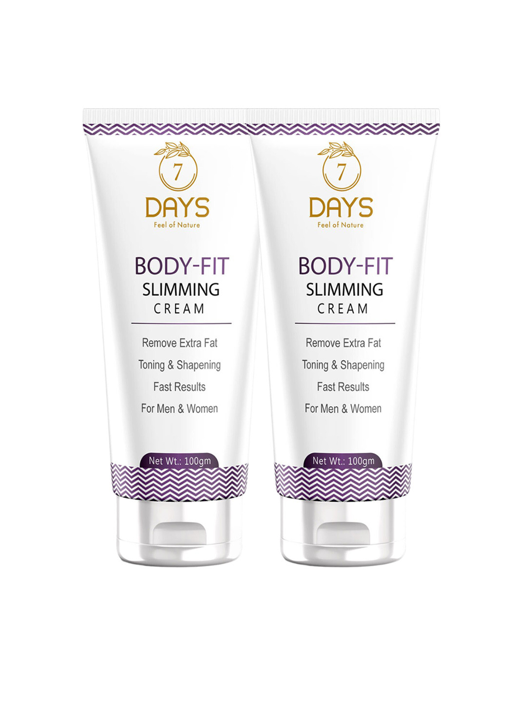 Buy 7 DAYS Set Of 2 Body Fit Slimming Cream 100gm - Body Cream And ...