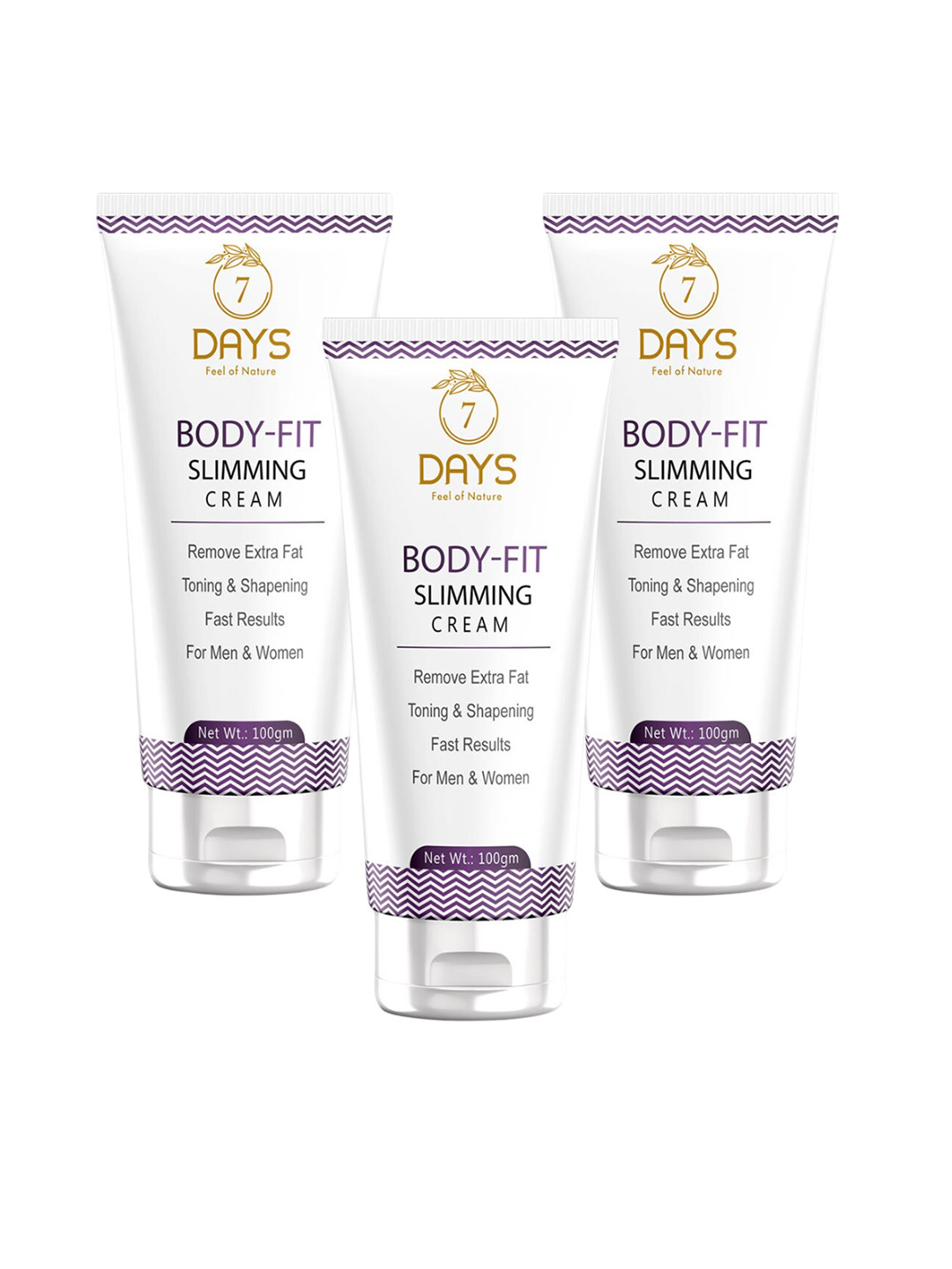Buy 7 DAYS Set Of 3 Body Fit Slimming Cream 100gm - Body Cream And ...