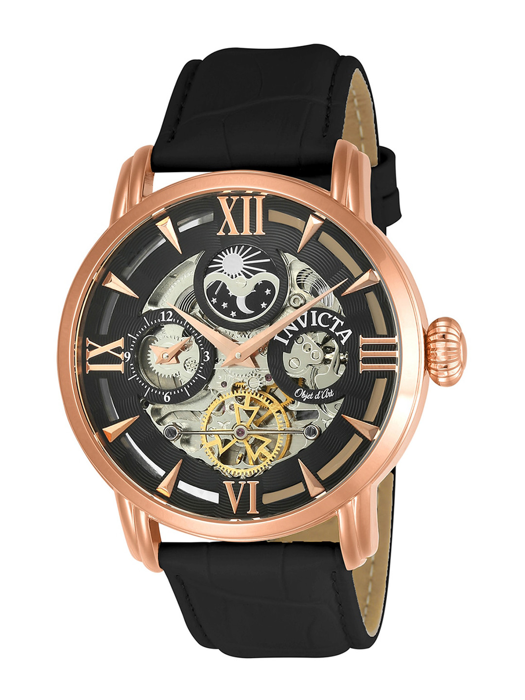 Buy Invicta Men Objet D Art Black Dial Automatic Analog Watch 22653 ...