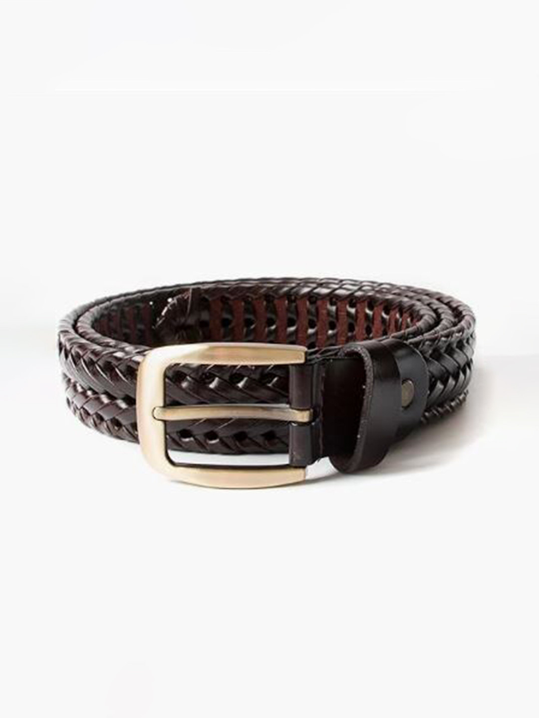 Buy AXXTTITUDE Men Braided Leather Belt - Belts for Men 28739258 | Myntra