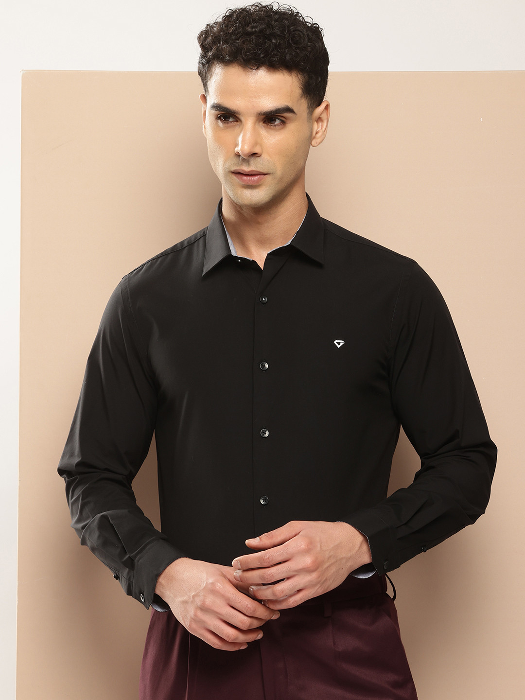 Buy INVICTUS Slim Fit Opaque Formal Shirt - Shirts for Men 28740730 ...