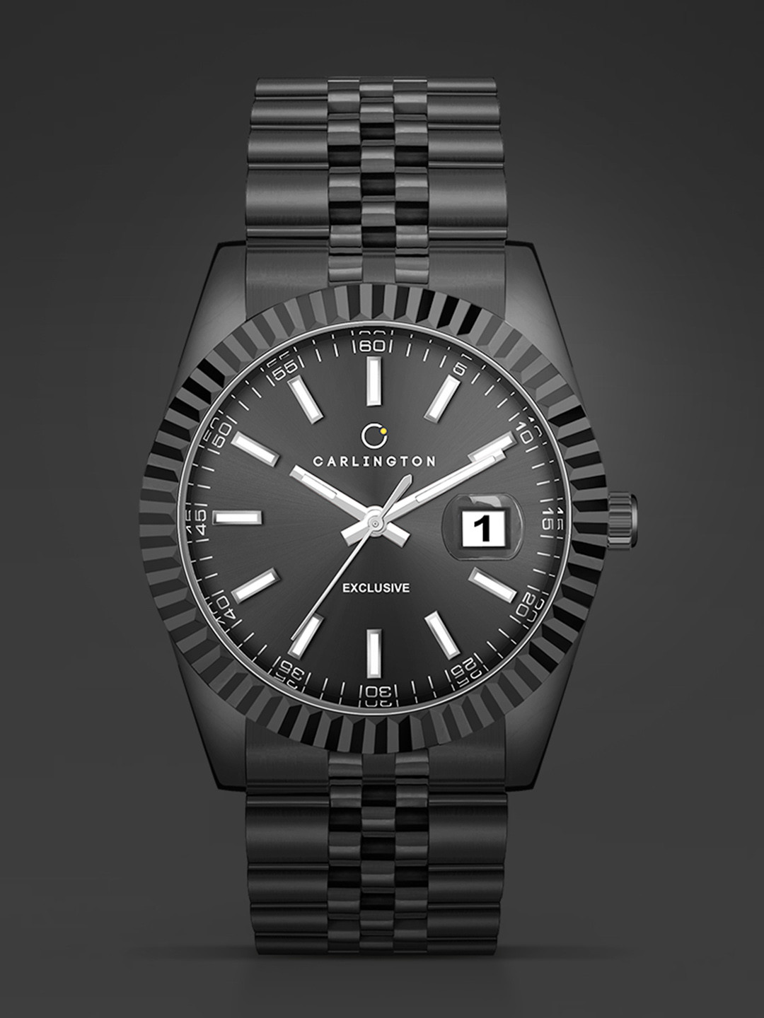 Buy CARLINGTON Men Bracelet Style Straps Analogue Watch Exclusive 8811 ...