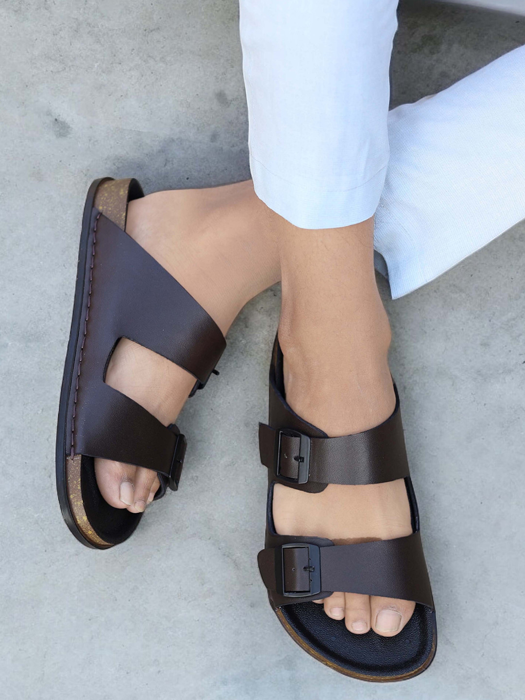 Buy Aadi Men Open Toe Casual Sandals - Sandals for Men 28748922 | Myntra